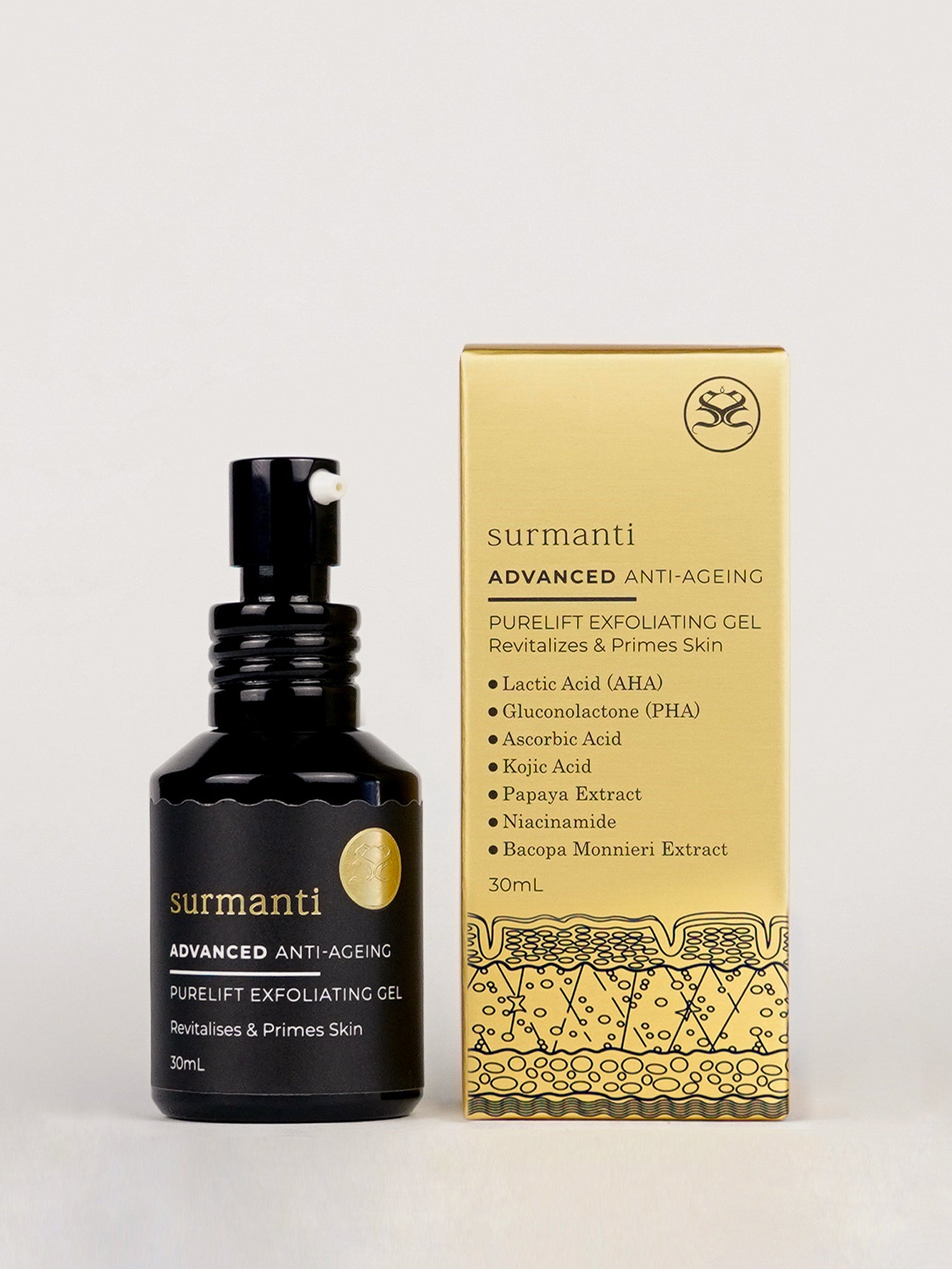 Advanced Anti-Ageing Purelift Exfoliating Gel | Surmanti