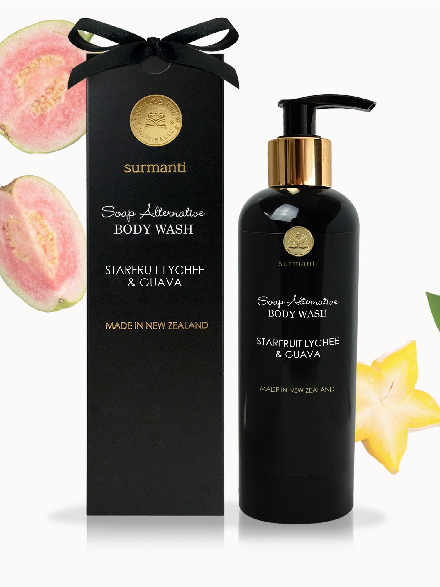 Starfruit Lychee & Guava Body Wash - Soap Alternative. No More Itchy S